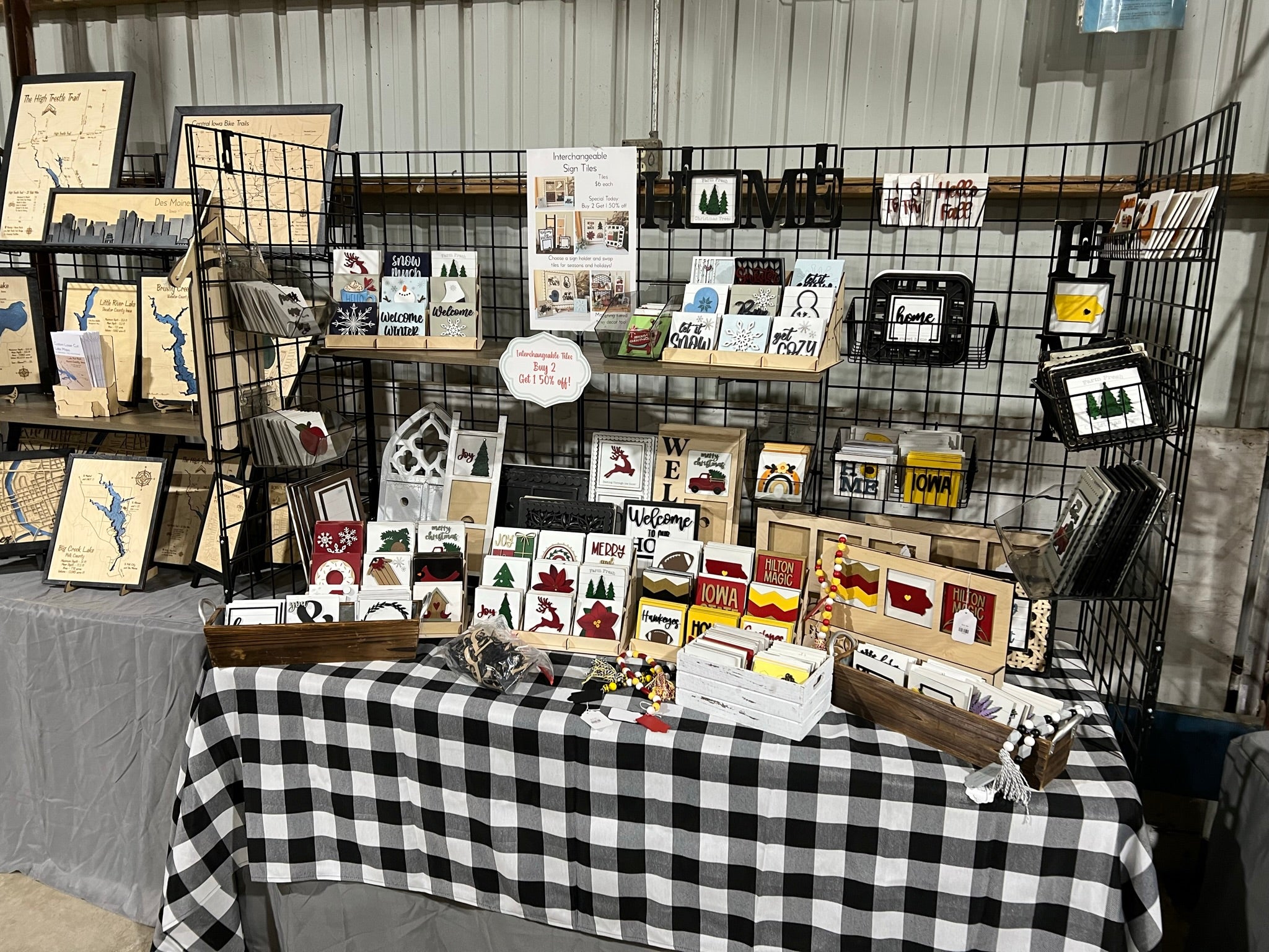 My Craft Show Display for Laser Engraving and Watercolor Artwork ...