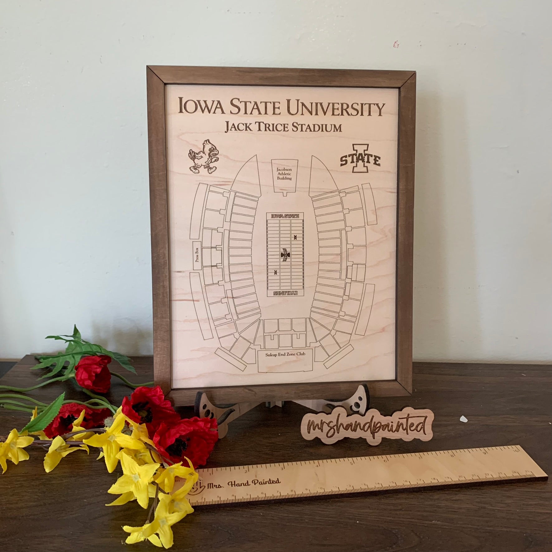Stadium Map - Iowa State University – MrsHandPainted