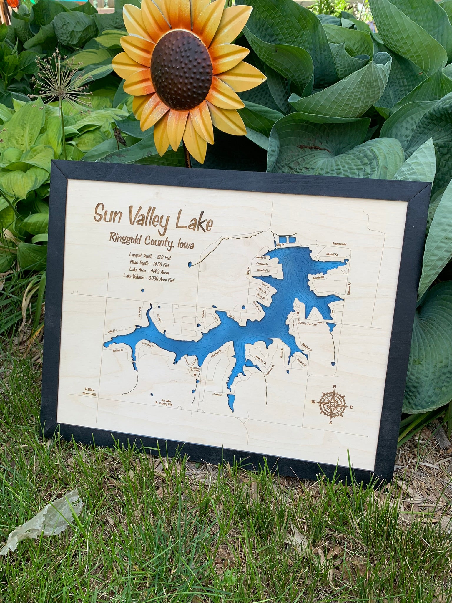 Laser Cut Lake Maps – MrsHandPainted